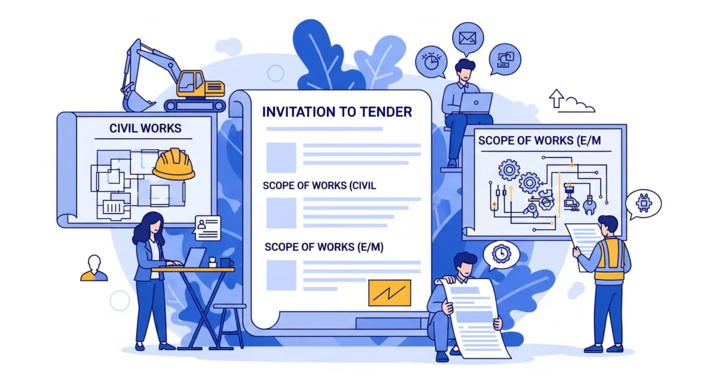 How to Prepare Tender Documents for Civil and E/M Works